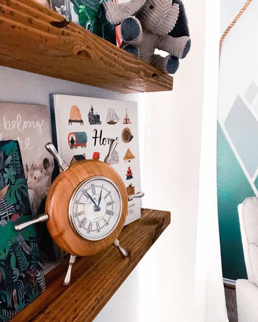 DIY Geometric Mountain Mural - Kelsie Brown Blog